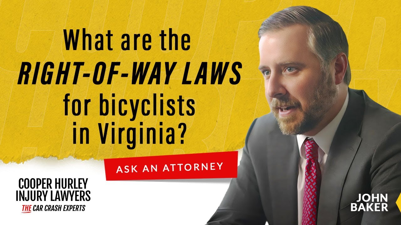 What are the right of way laws for bicyclists in Virginia?